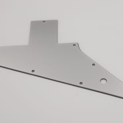 metallic titanium acrylic pickguard for gibson explorer T | Reverb