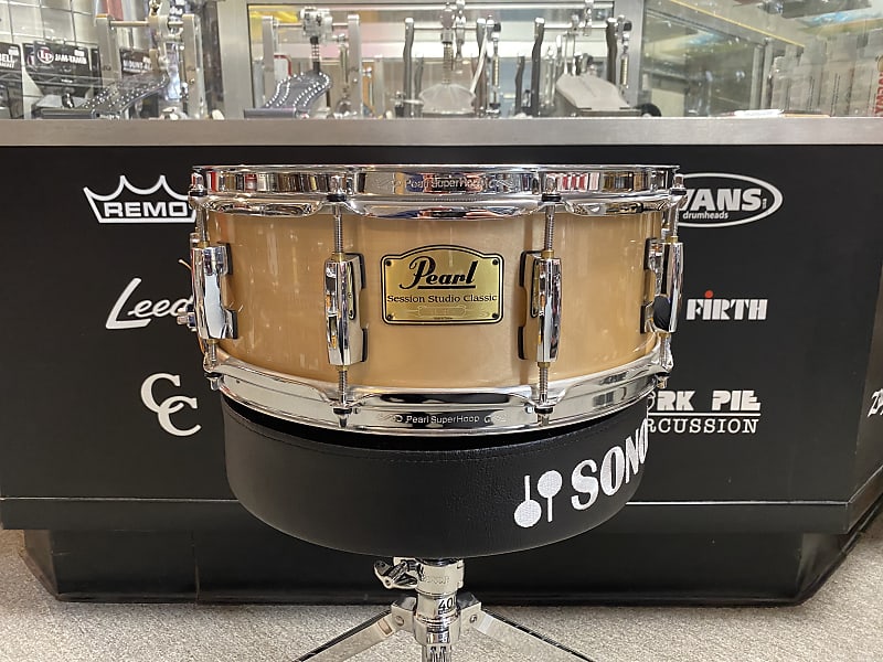 Pearl Session Studio Classic Platinum Mist 5x14 Snare Drum | Reverb