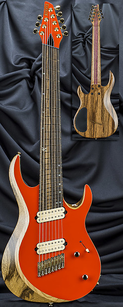 Kiesel AM8 24 Fret Multiscale Fanned-Fret Bolt-On Neck | Reverb