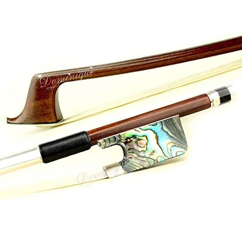 Cello Bow - Brazilwood Bow With Abalone Shell Frog | Reverb