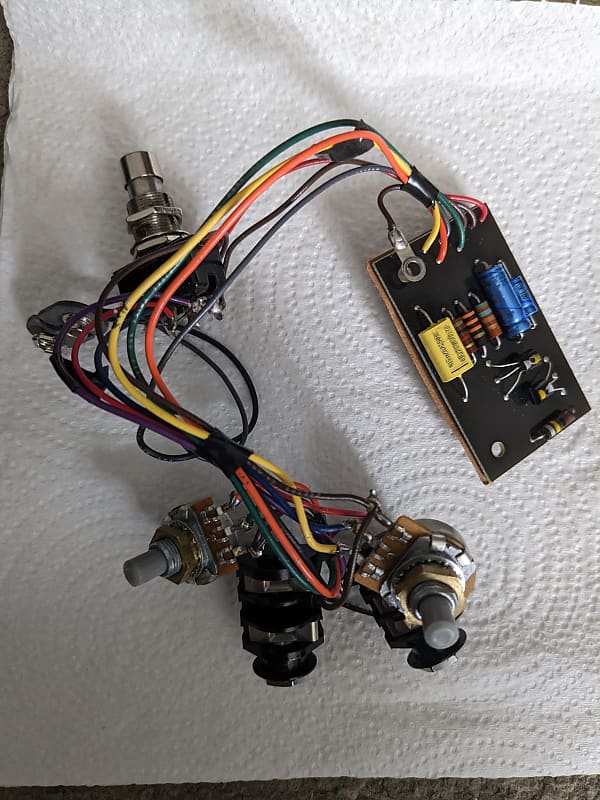 Jimmy C Fuzz Face harness with knobs NOS BC183L Silicon | Reverb UK