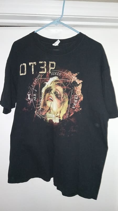 OTEP Band Shirt Original 2000s Black One Sided Anvil Tag | Reverb