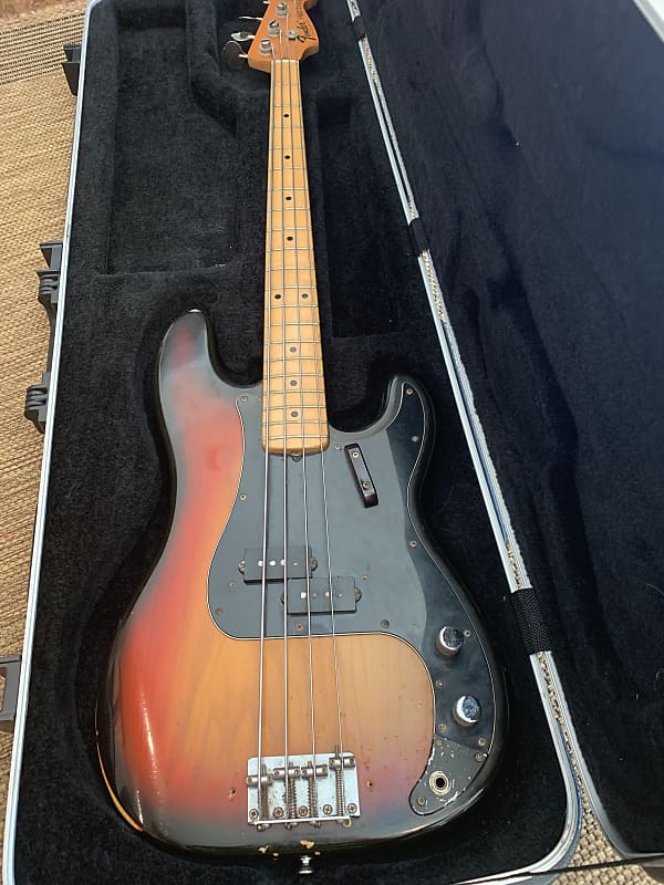 Fender Precision Bass Sunburst 1973 owned by George Reiff | Reverb