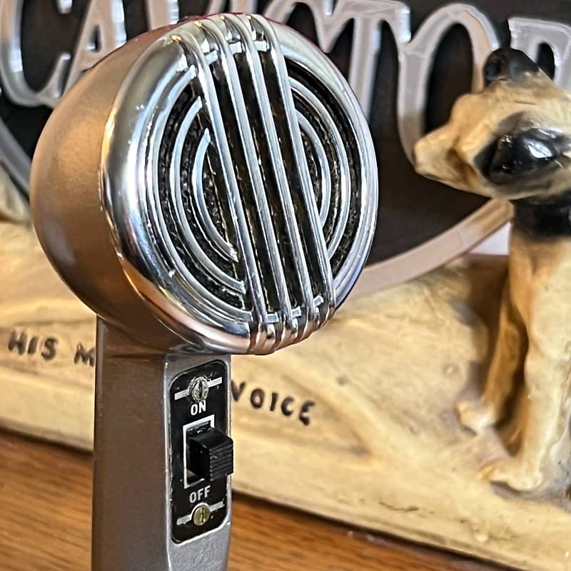 Vintage 1950's ASTATIC Crystal 200-S, matching base, original | Reverb