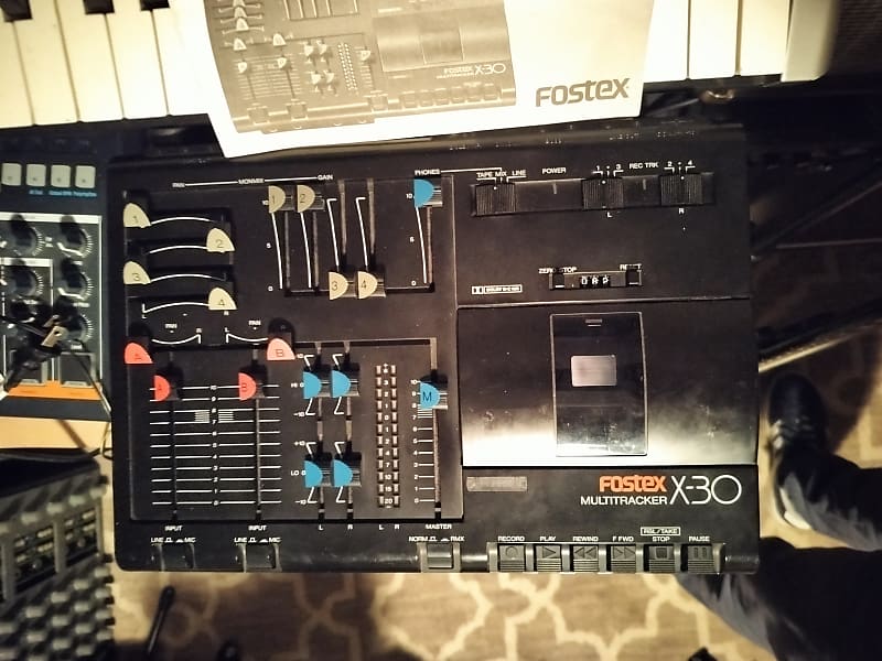 Fostex X-30 4-track Portable Cassette Recorder | Reverb