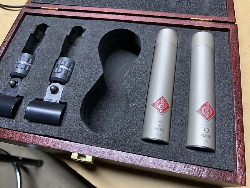 Neumann KM183 Omnidirectional Microphones Matched Pair - | Reverb