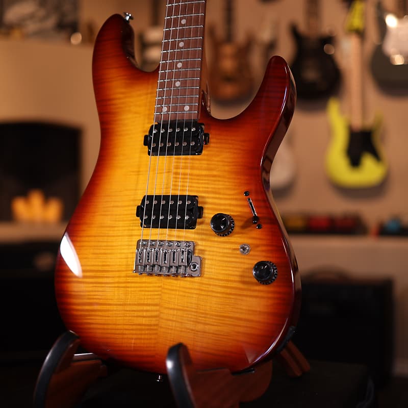 Ibanez Standard AZ24S1F VLS Electric Guitar - Violin Sunburst | Reverb