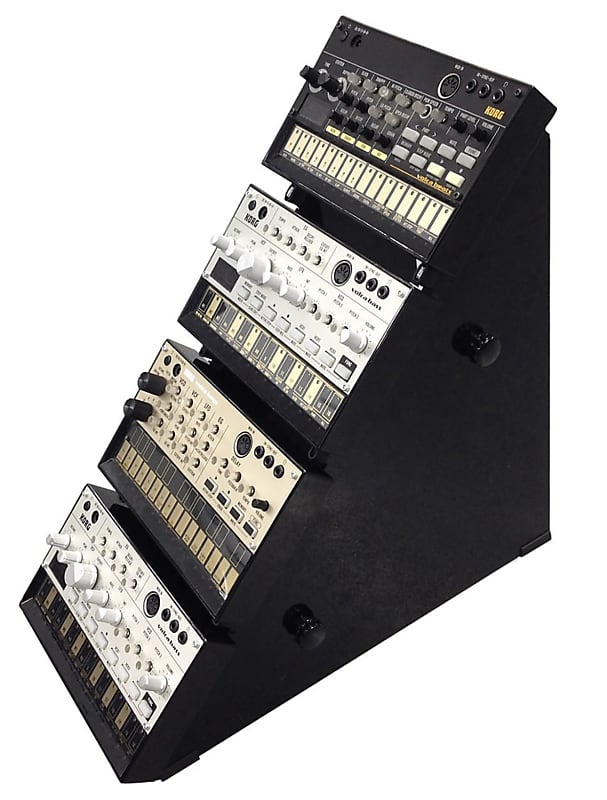 WEDGE 4 Tier Stand + 5-Way Korg Volca Power Supply #1 | Reverb
