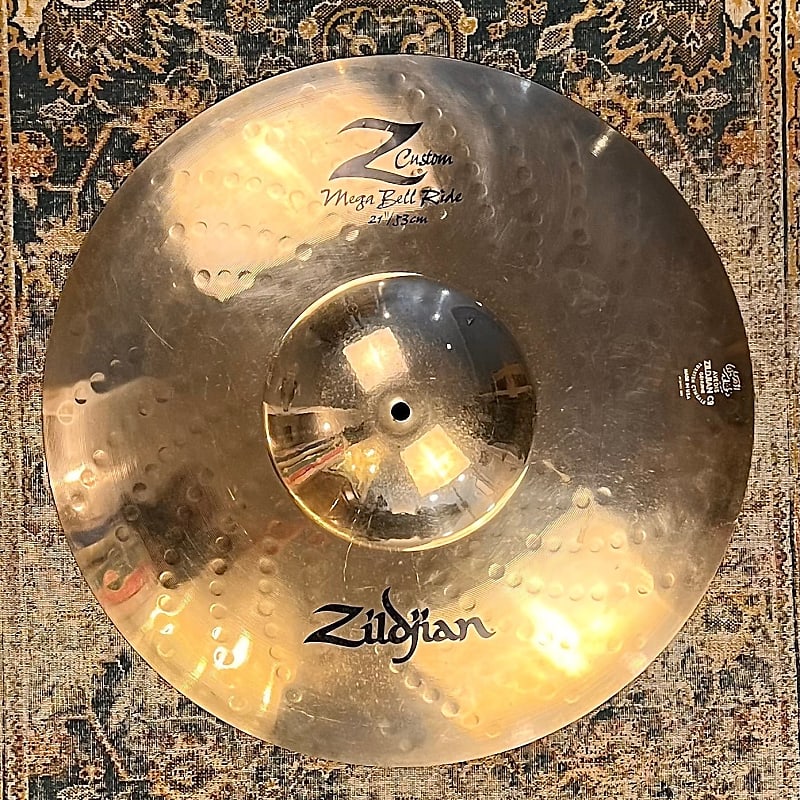 VIDEO! 38% BELL! IMMACULATE Zildjian Z CUSTOM MEGA BELL 21" | Reverb