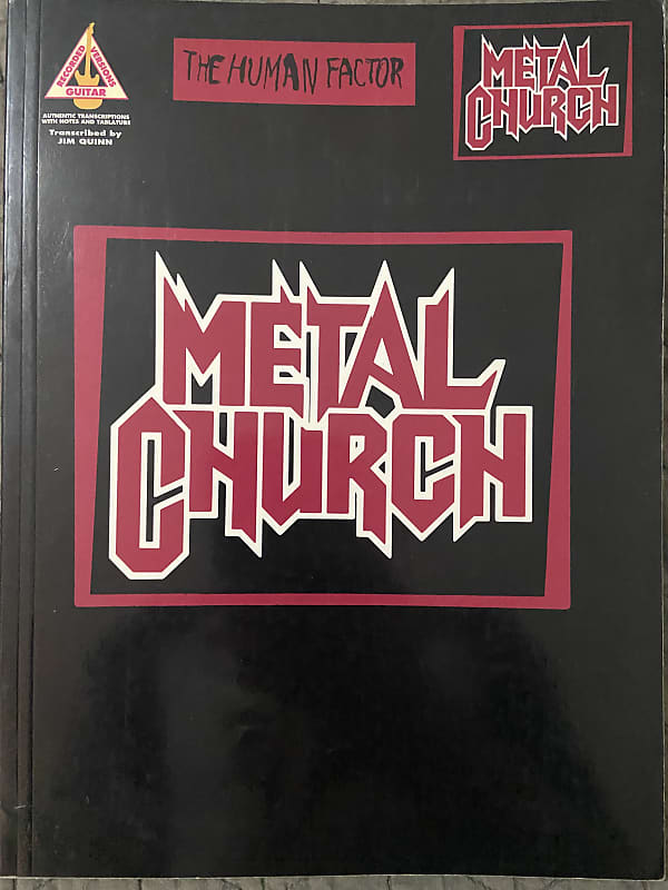 Metal Church - The Human Factor - Guitar Tab / Tablature Book | Reverb