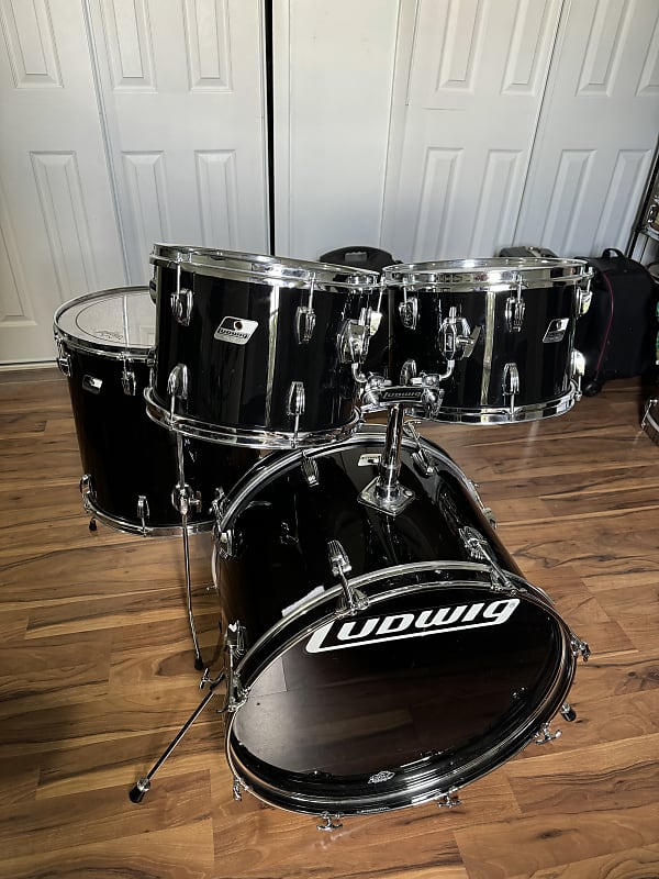 Ludwig S/L / Rockers 1st Gen 1981-1984 - Black Cortex | Reverb