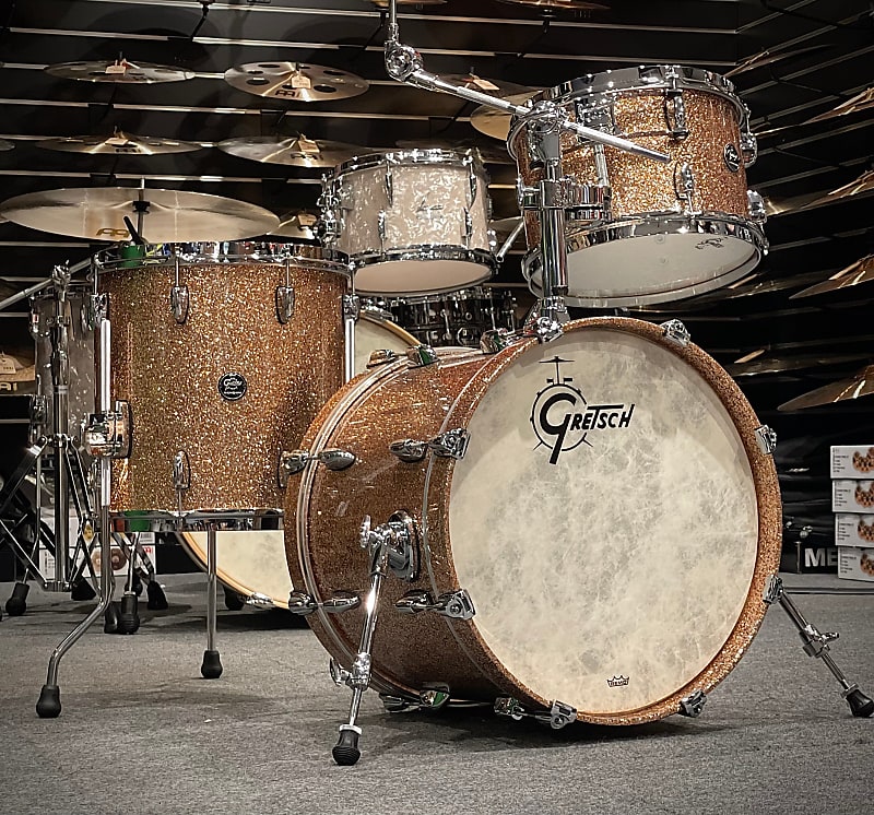 Gretsch Renown Maple 18” Jazz Bop Kit Copper Sparkle #846 | Reverb