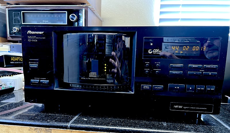 Pioneer PD-F908 File Type CD Music Player 101 CD Carousel | Reverb