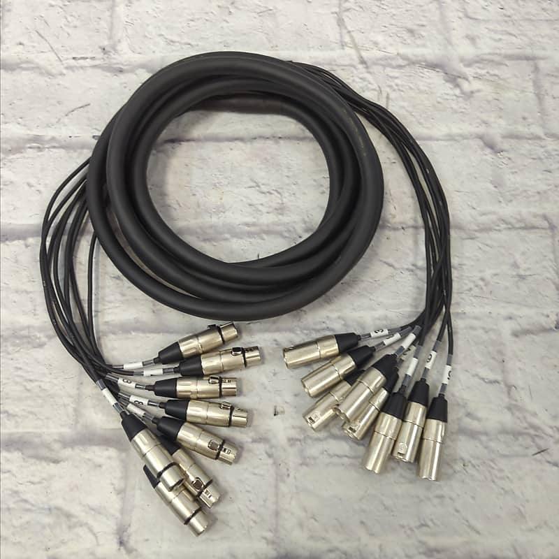 8 Channel XLR to XLR 18' Cable Snake | Reverb