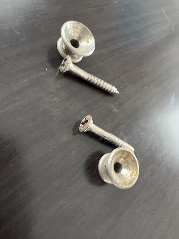 1959 Fender Telecaster strap buttons with screws | Reverb