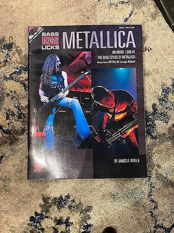Bass Legendary Licks Metallica An Inside Look At The Bass | Reverb