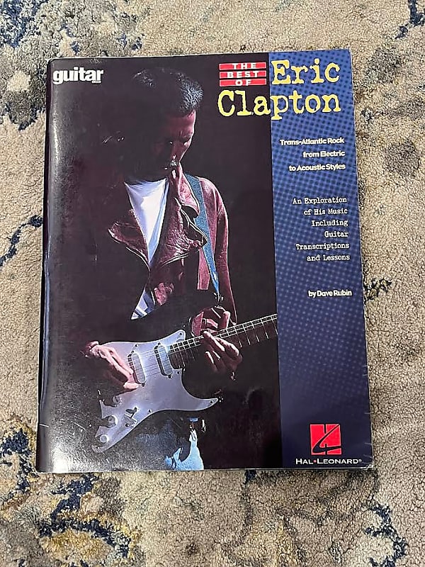The Best of Eric Clapton Guitar Tab Book | Reverb