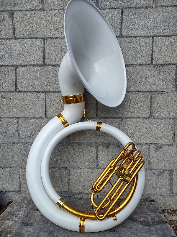 KING SOUSAPHONE FIBERGLASS AND BRASS BBb USED | Reverb