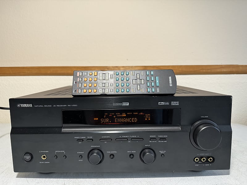 Yamaha RX-V550 Receiver HiFi Stereo 6.1 Channel Home Theater | Reverb