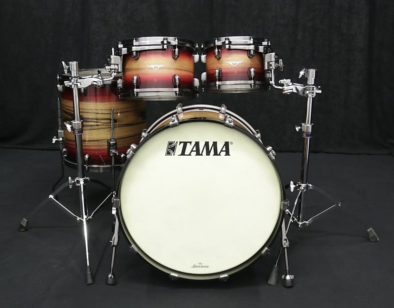 Tama Starclassic Maple Ruby Pacific Walnut Burst | Reverb