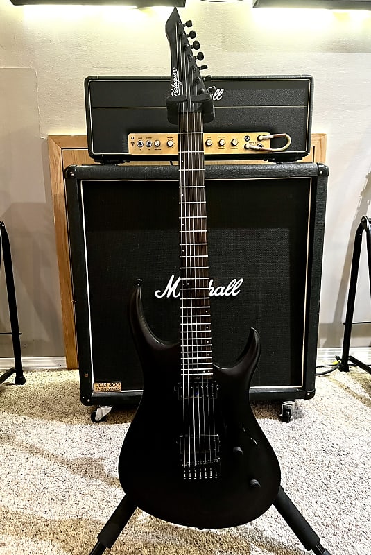 Balaguer Diablo Select 7-String Baritone 2022 - Rustic Black | Reverb