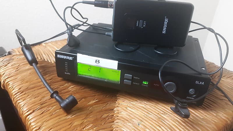 SLX4=-J3 Receiver with SLX1 Transmitter AND PG30 Headset | Reverb