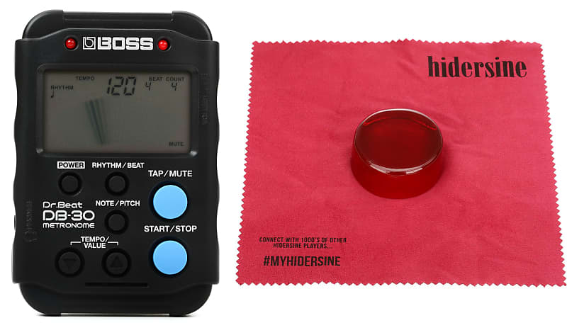 Boss DB-30 Dr. Beat Metronome Bundle with Hidersine 1C Light | Reverb