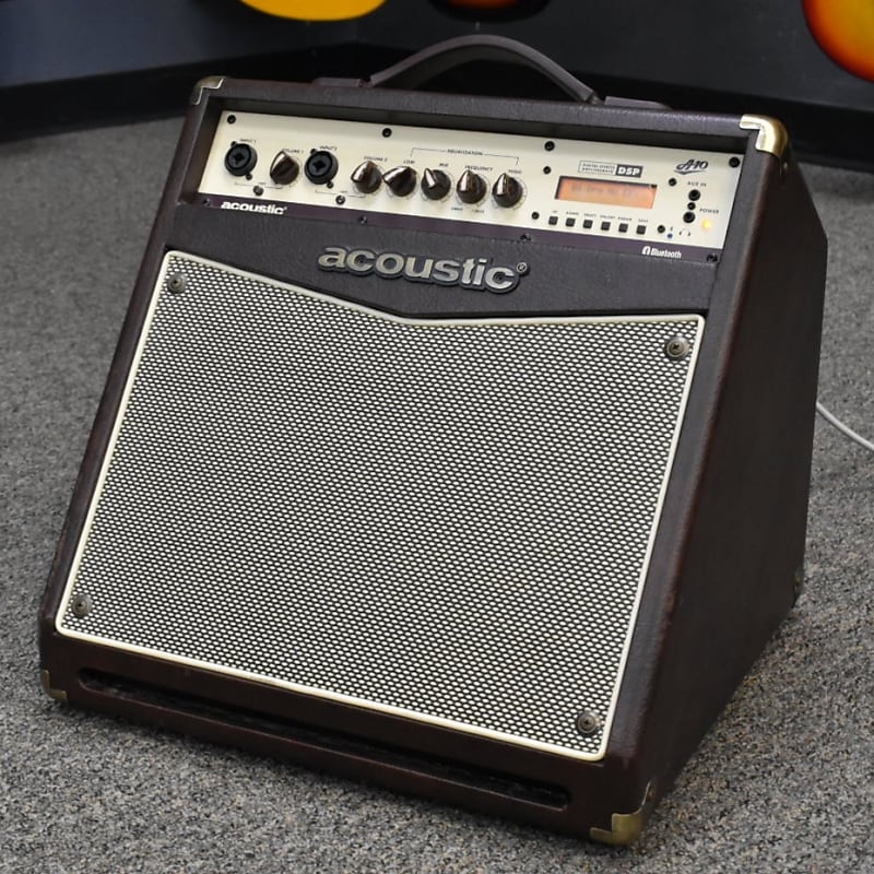 Used Acoustic A40 40 Watt Acoustic Guitar Amp with Phantom | Reverb