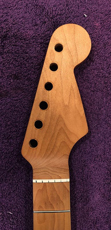 Warmoth Strat Roasted Maple Conversion Neck | Reverb