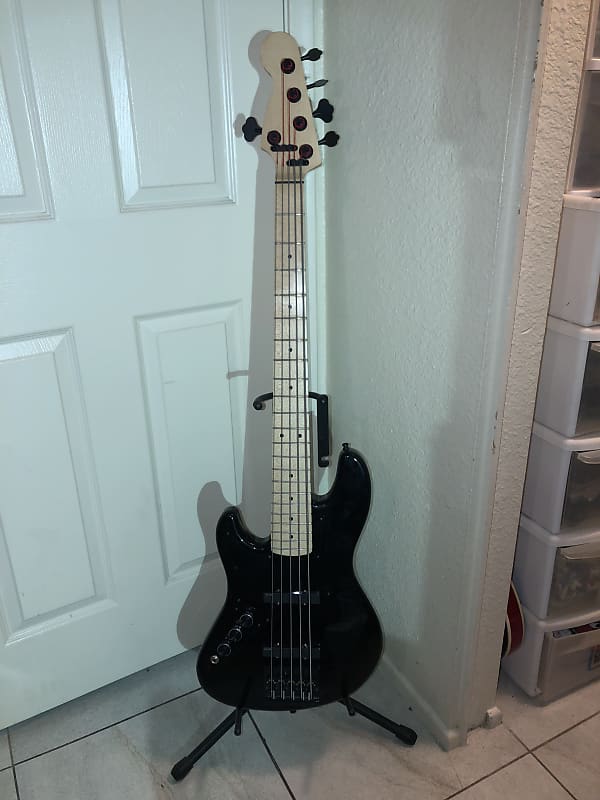 Warmoth 5 string left handed jazz bass guitar | Reverb
