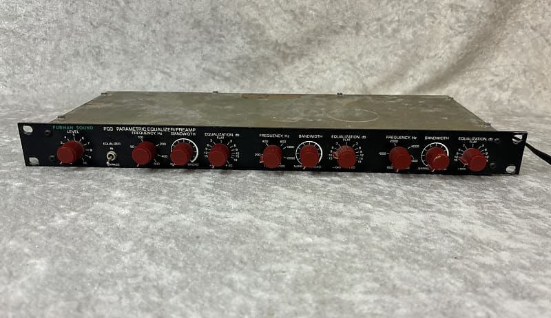 Furman PQ-3 Parametric EQ rack unit black | Reverb