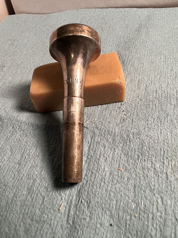 Conn 4 Silver cornet mouthpiece | Reverb