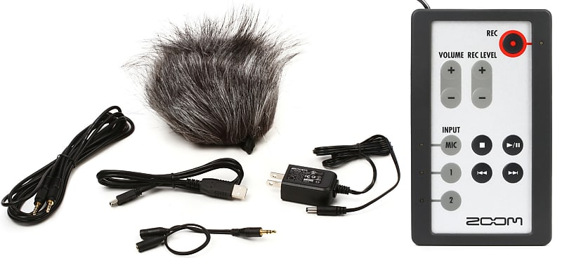 Zoom H4n Pro Accessory Package Bundle with Zoom RC4 Remote | Reverb
