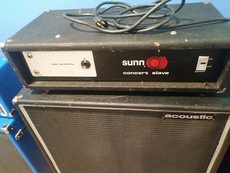 Vintage 1977 Sunn Concert Slave Power Amp Freshly Serviced | Reverb