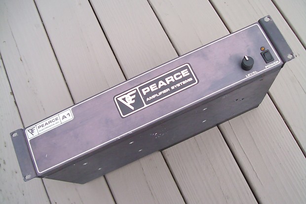 Vintage Pearce Electronics A 1 Power amp 1980s Matte Black | Reverb