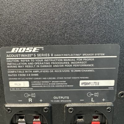 Bose Acoustimass 5 Series II Speaker System Home Theater | Reverb