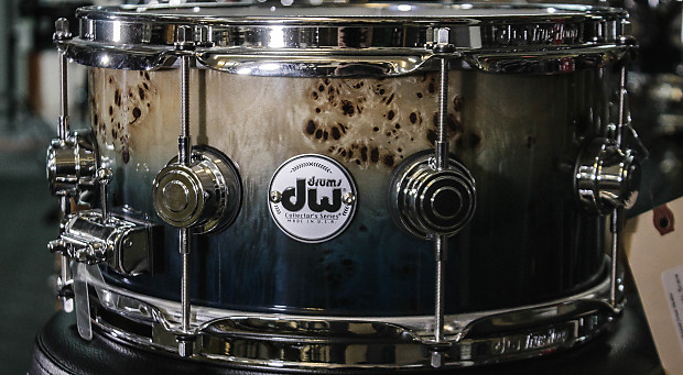 DW Collector's Series Exotic Mapa Burl 5.5x12 Snare Drum | Reverb