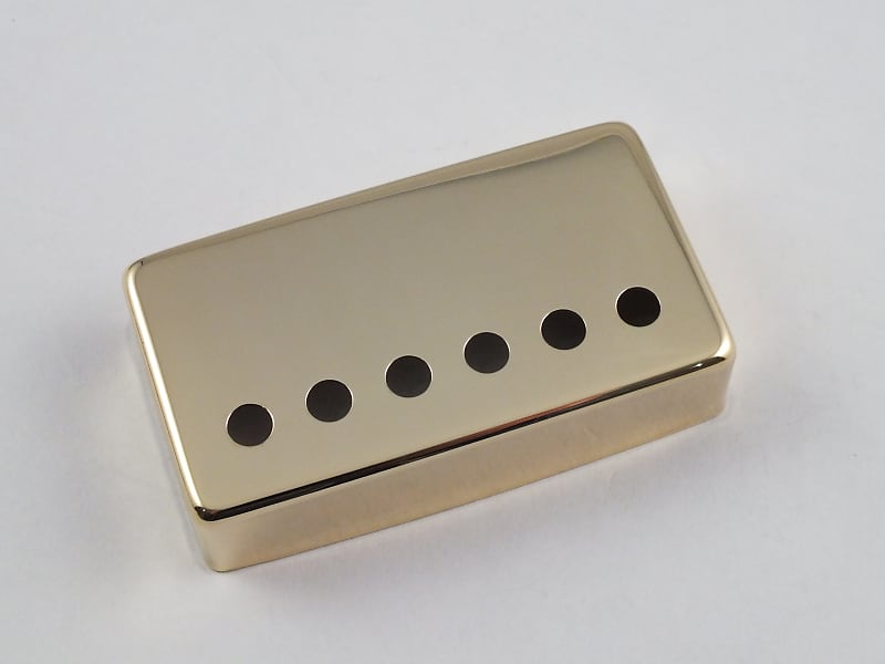 Gold Humbucker Pickup Cover 50mm pole spacing | Reverb UK