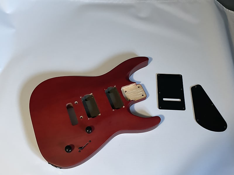 2019 Jackson JS22 DKA JS Series Red Stain Semi Loaded Guitar | Reverb