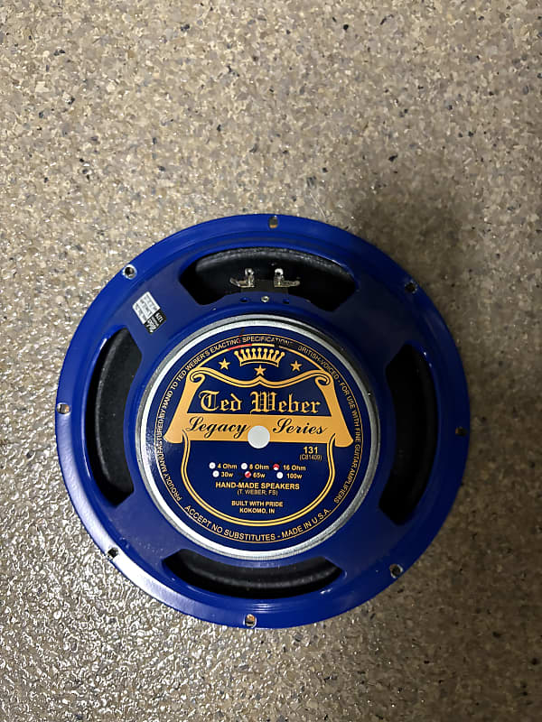 Weber Legacy Series M75 65w 16 ohm Guitar speaker | Reverb