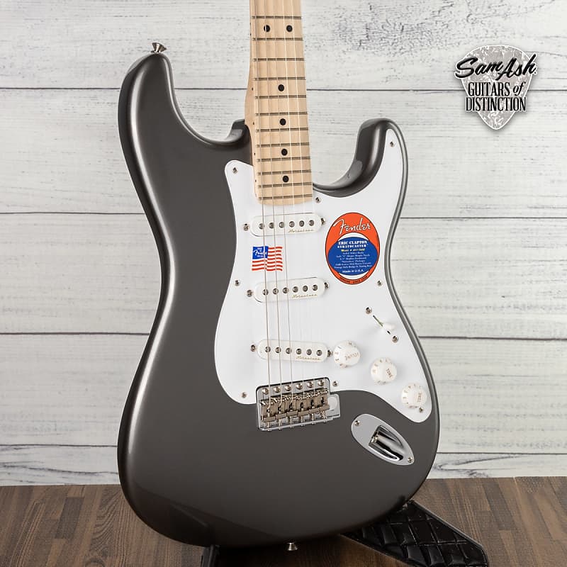 Fender Eric Clapton Stratocaster Electric Guitar Pewter | Reverb