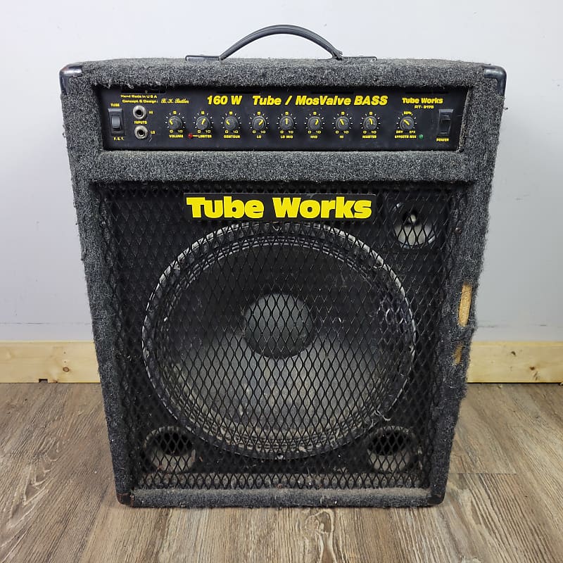 1995 Tube Works RT-3175 160 Watt Tube/MosValve 1x15" Bass Amp | Reverb