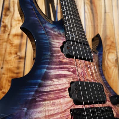 ESP Original FRX CTM - Magenta Blue Burst 6-String Electric | Reverb