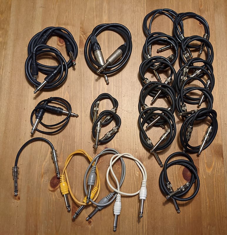 various patch cables | Reverb
