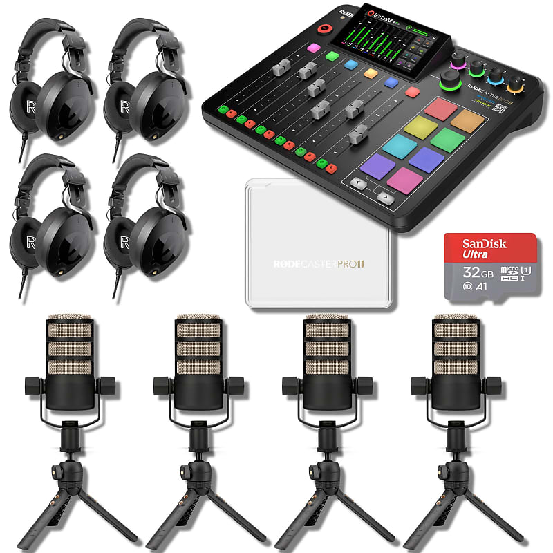 Rode RODECaster Pro 2 Audio Production Console with 4x | Reverb