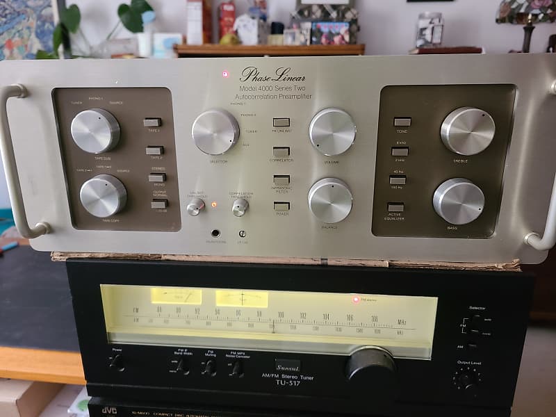 Phase Linear 4000 Preamp Series Two Late 1970's - Silver | Reverb