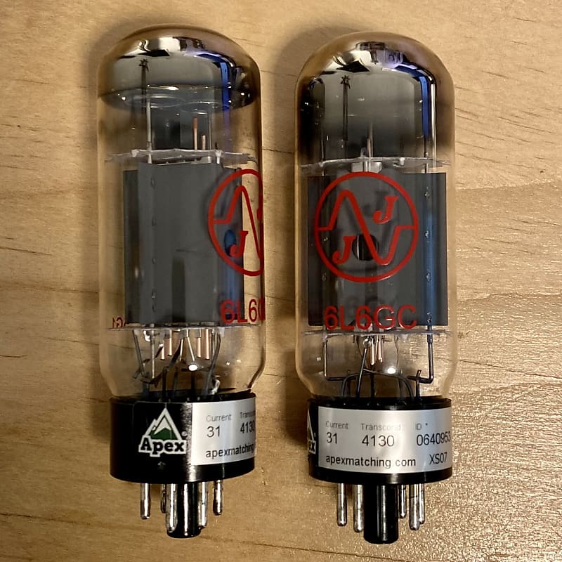 JJ Electronic 6L6GC Apex Matched Pair | Reverb