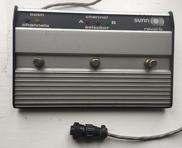Sunn Beta Lead A/B/Reverb Foot Switch circa 80 | Reverb