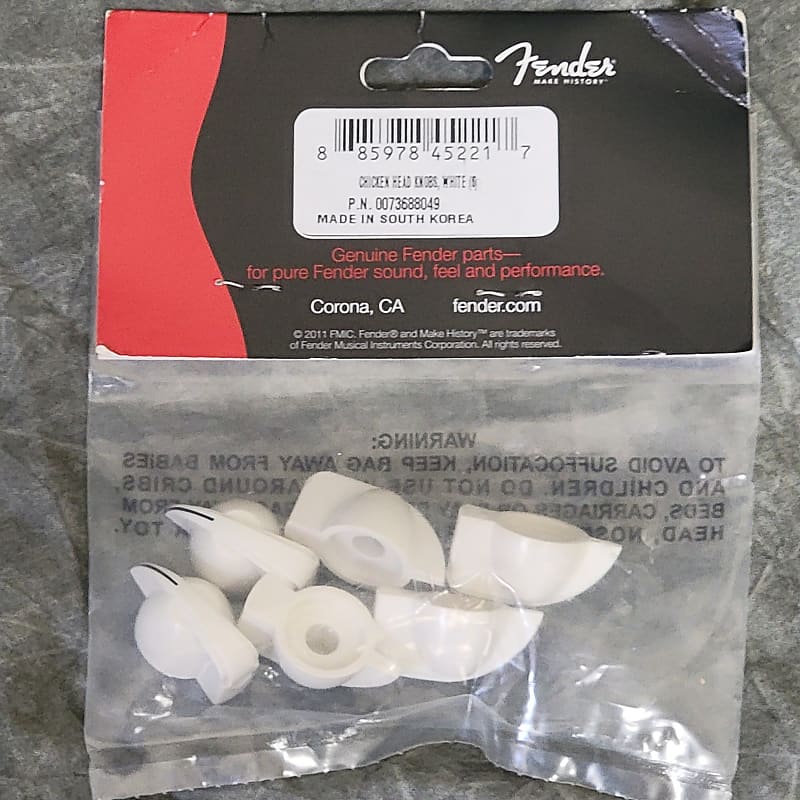 Fender 007-3688-049 Chicken Head Amp Knobs (6) | Reverb
