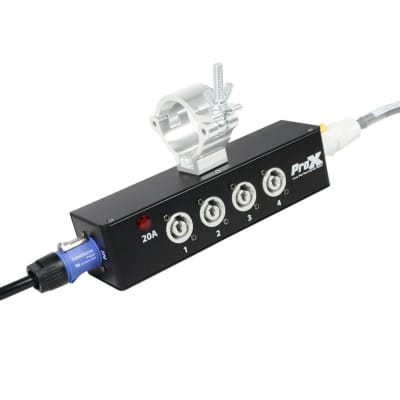 4 PROX PowerCon Power Pass thur Splitter Box w/ 4 PowerCon | Reverb